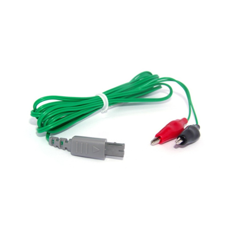 Cable tipo pinzas tipo cocodrilo Verde EA1007 - Tienda Fisaude