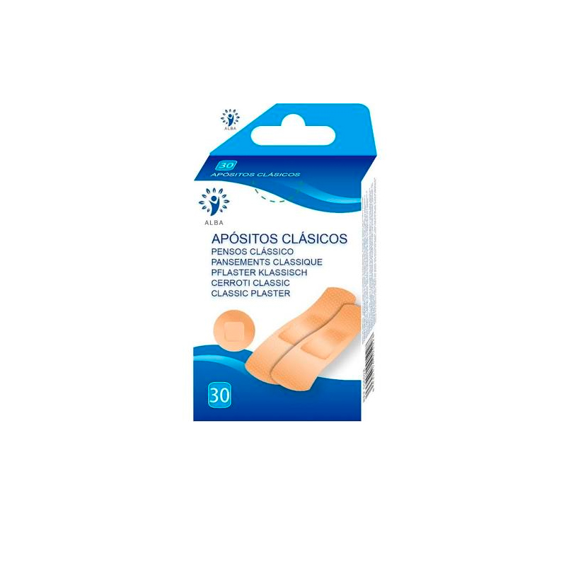 Apósitos clásicos - 30 unidades en 3 tamaños diferentes - Tiritas y ...